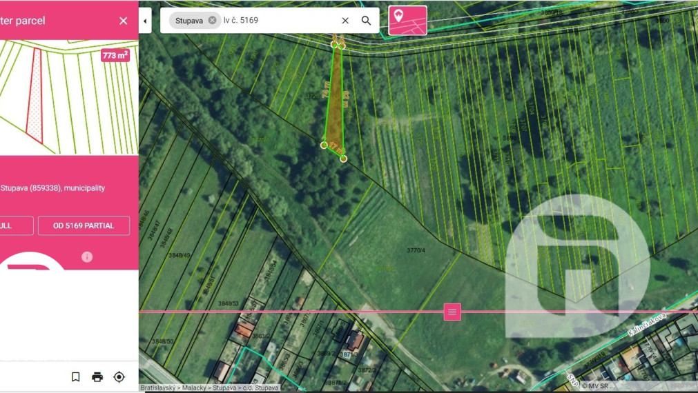 Investičný pozemok v zastavanej časti Stupavy, 773 m2, | Renami s.r.o.
